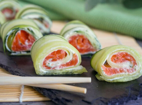 Sushis de Concombre au Saumon WW - Plat et Recette