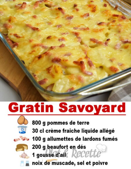 Gratin Savoyard - Plat et Recette